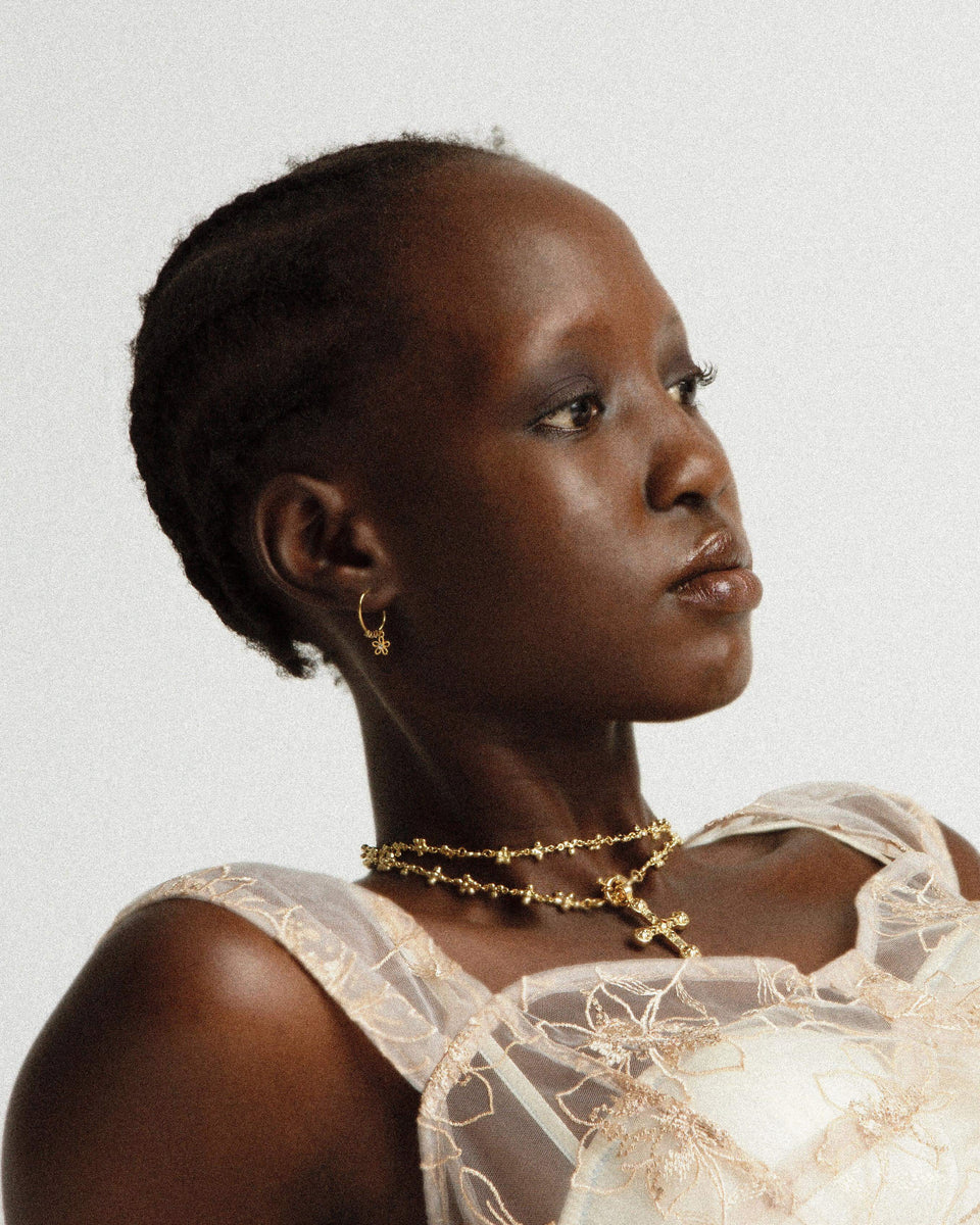 Flora Hoop Earrings | En Route Jewelry