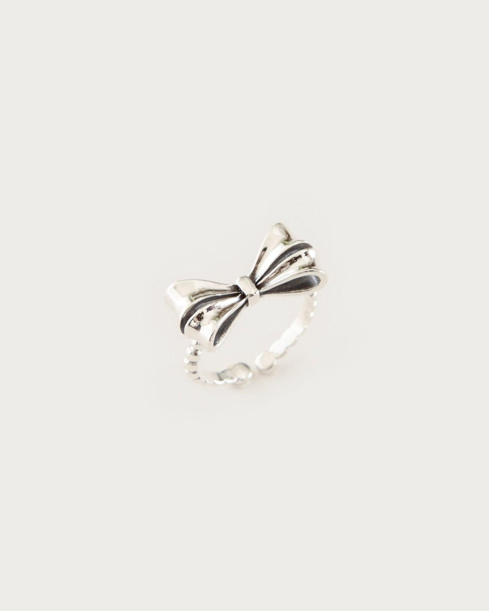 Silver Bow Ring | En Route Jewelry