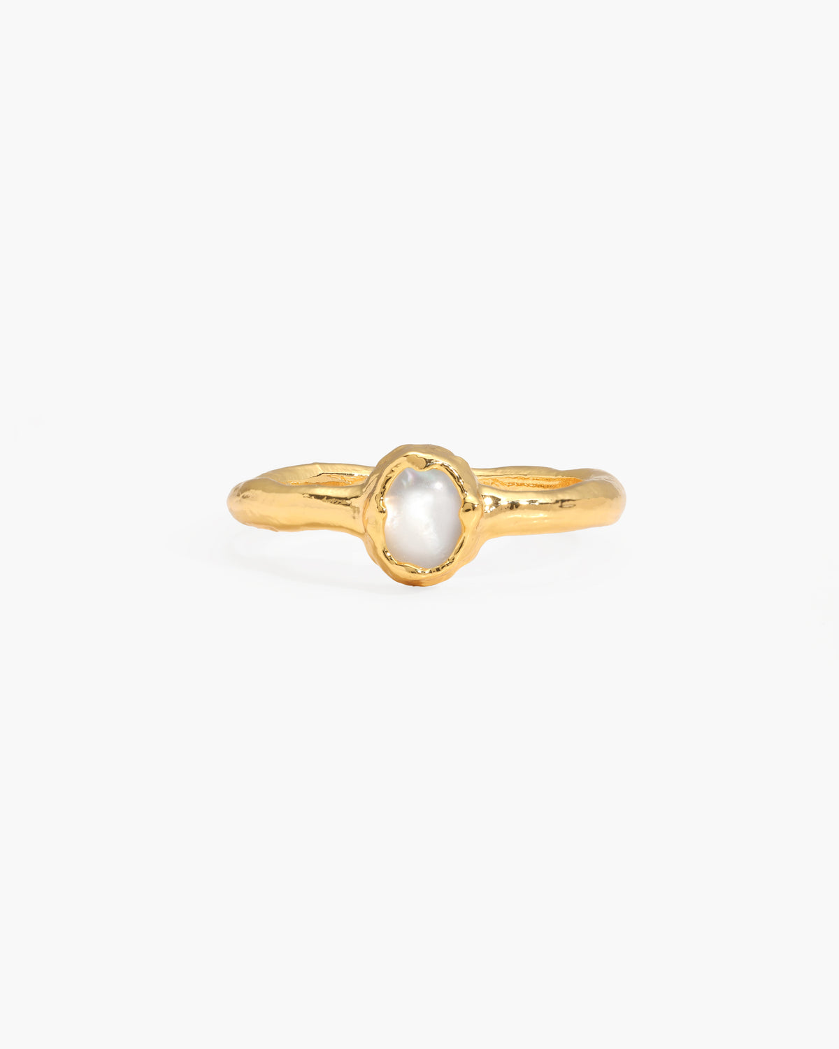Birthstone Ring in Gold - June