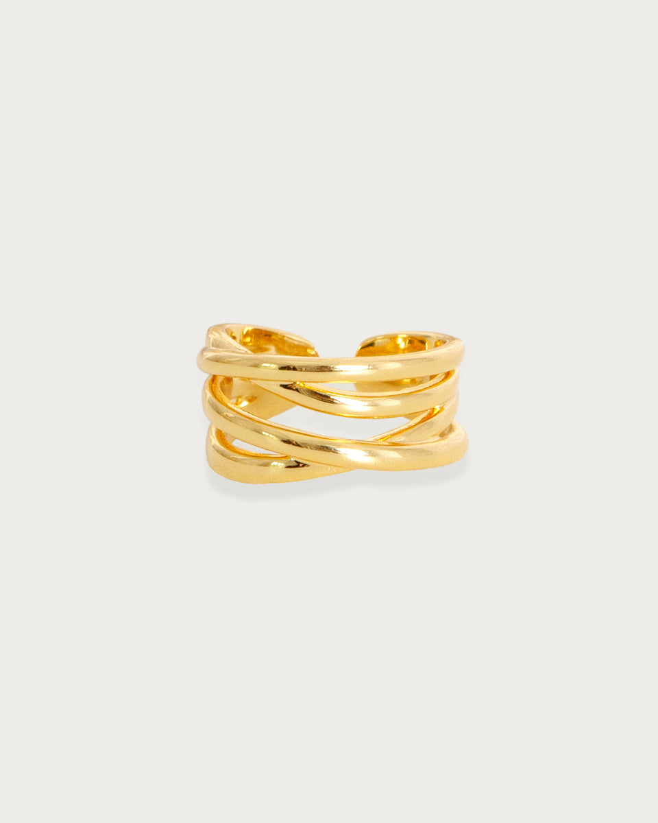 Criss Cross Ring | En Route Jewelry