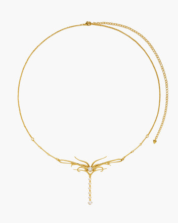 Dripping Waist Chain in Gold