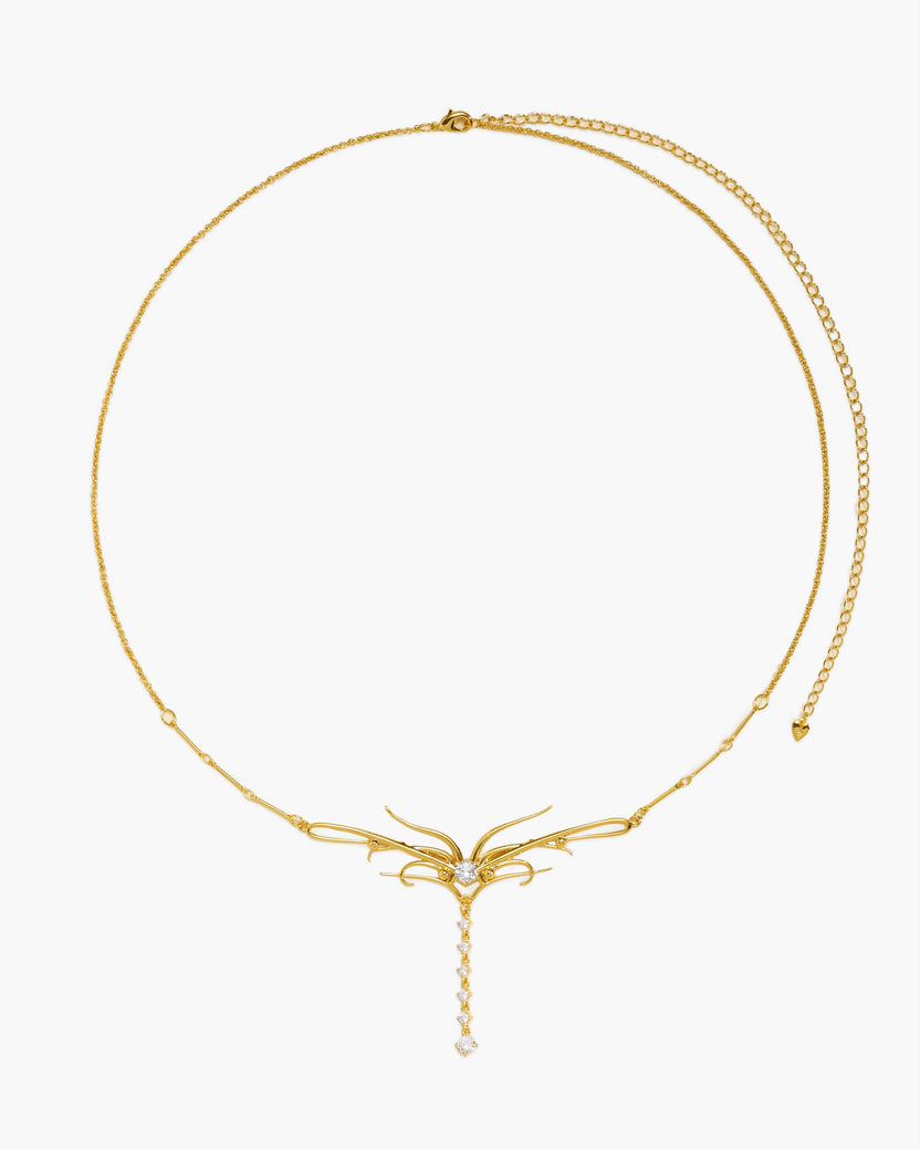 Dripping Waist Chain in Gold