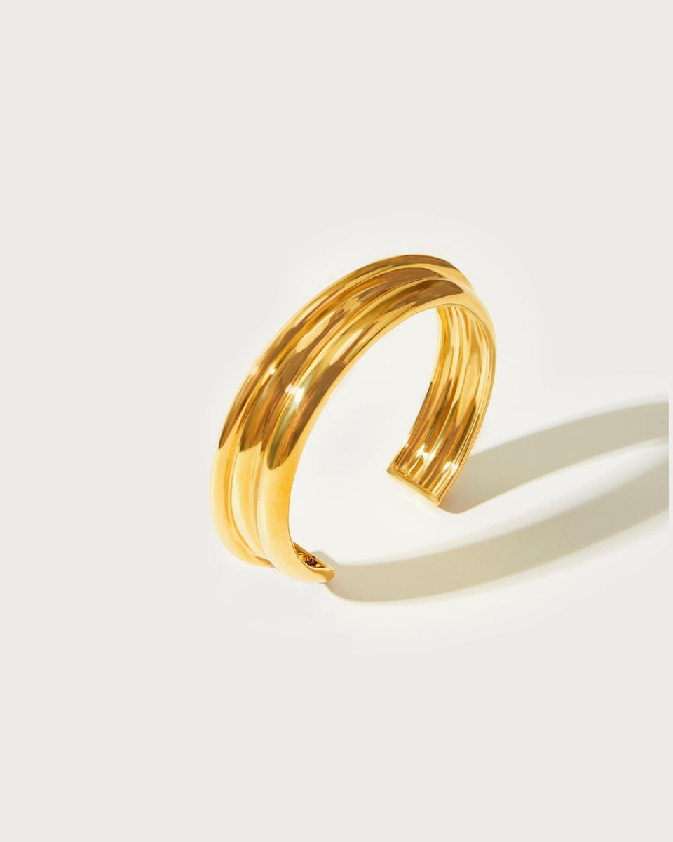 Bangles on Bangles in Gold | En Route Jewelry