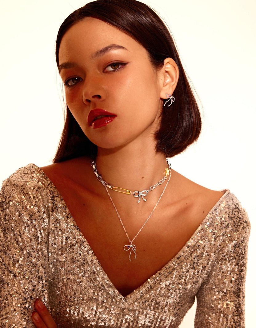 Homepage / Shop / Bow Chain Necklace
